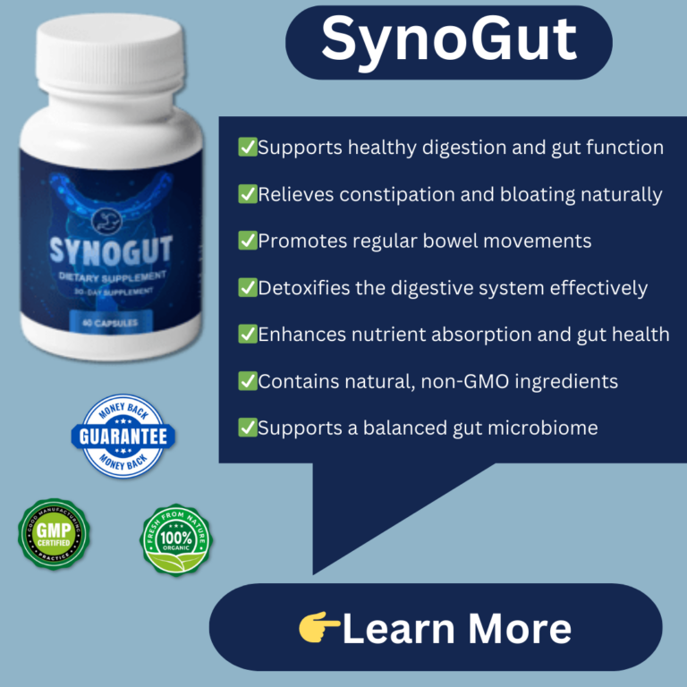 SynoGut Reviews: Ingredients, Benefits, Pros and Cons! Honest Analysis ...